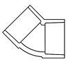 CODO 45º CEMENTAR PVC C40 | VALCO INDUSTRIAL