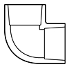 CODO 90º CEMENTAR PVC C40 | VALCO INDUSTRIAL
