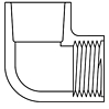 CODO 90º CEMENTAR- ROSCA INTERIOR PVC C40 | VALCO INDUSTRIAL