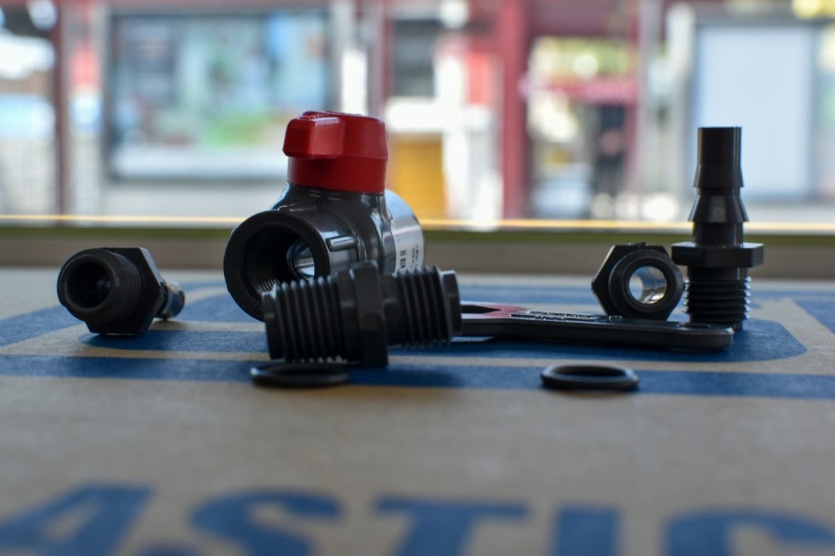 1529-002 PVC LAB VALVE EPDM W-ADAPTER KIT-26 | VALCO INDUSTRIAL