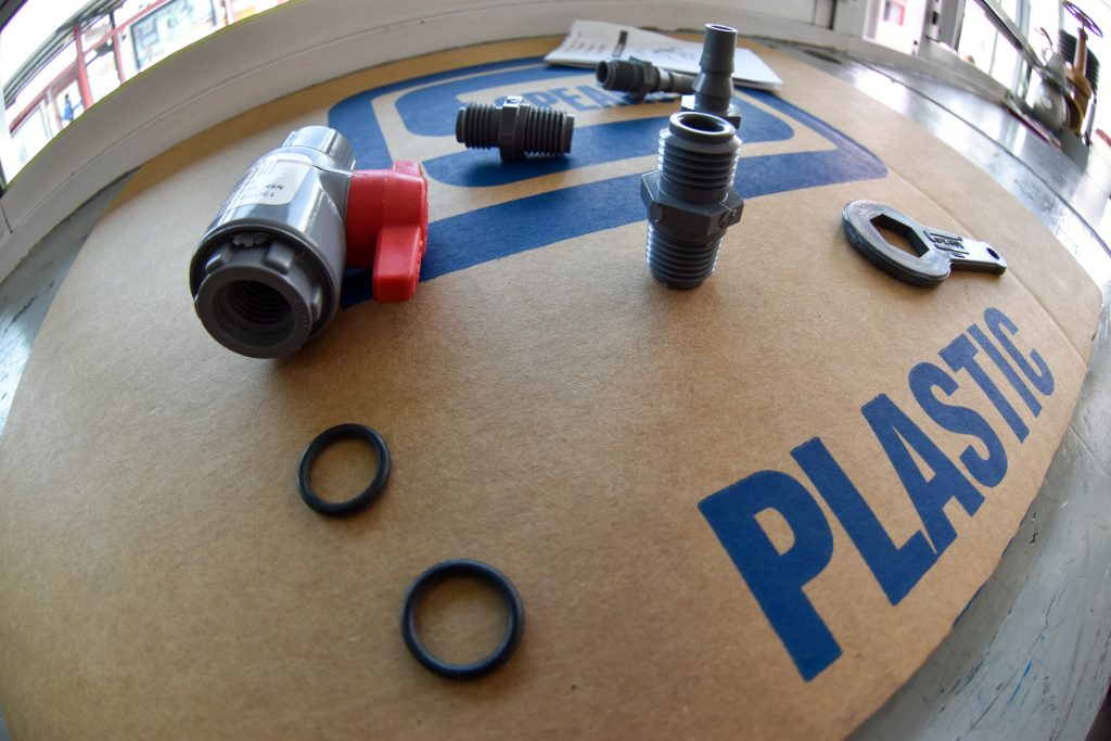 1529-002C CPVC LAB VALVE EPDM W-ADAPTER KIT-4 | VALCO INDUSTRIAL